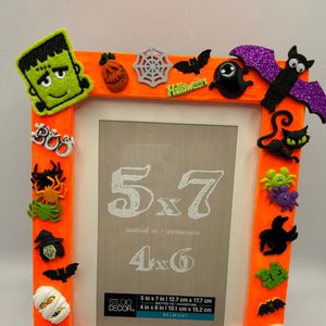 Halloween Photo Frame, Photo Frame, Halloween, Witch Frame, Bat Frame ...
