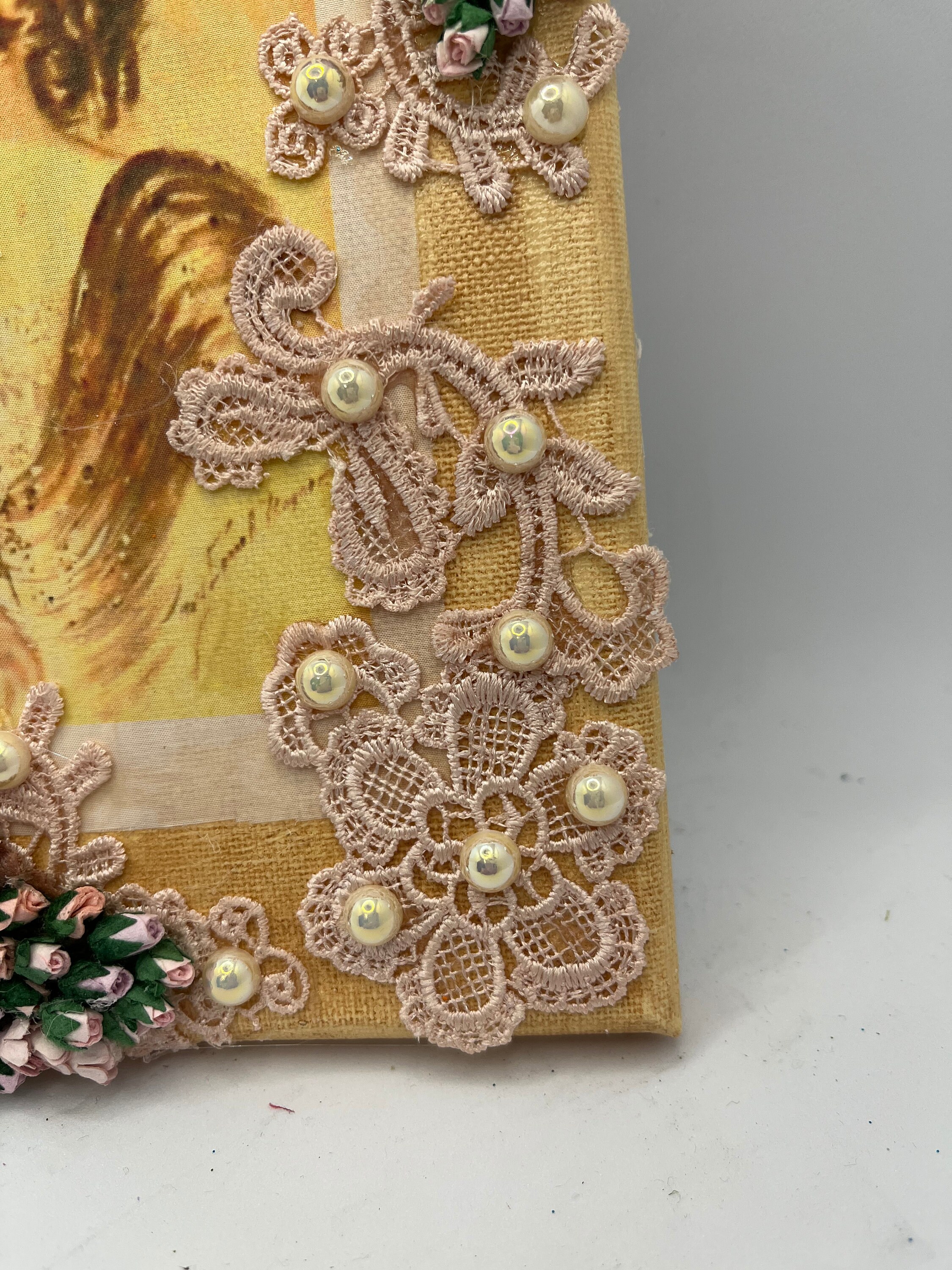 Yellow Victorian Print Embellished Print Victorian Print - Etsy
