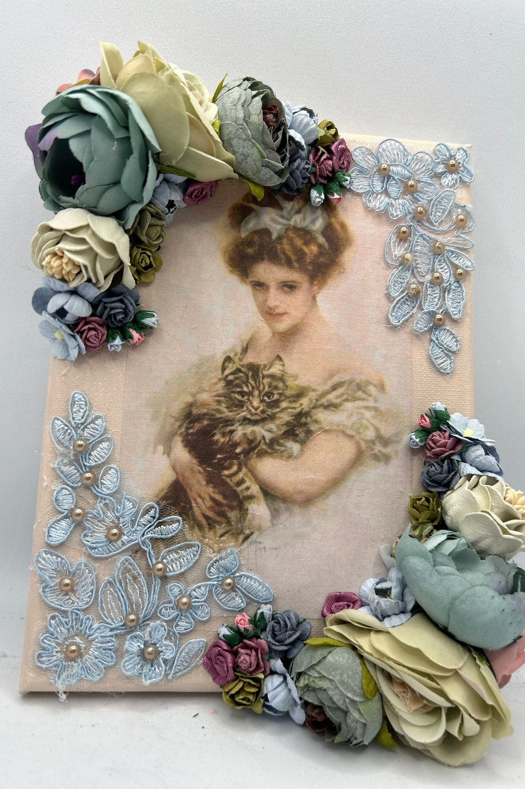 Victorian Pink Lady Print, Blue Lady Print, Victorian, Lady Print ...