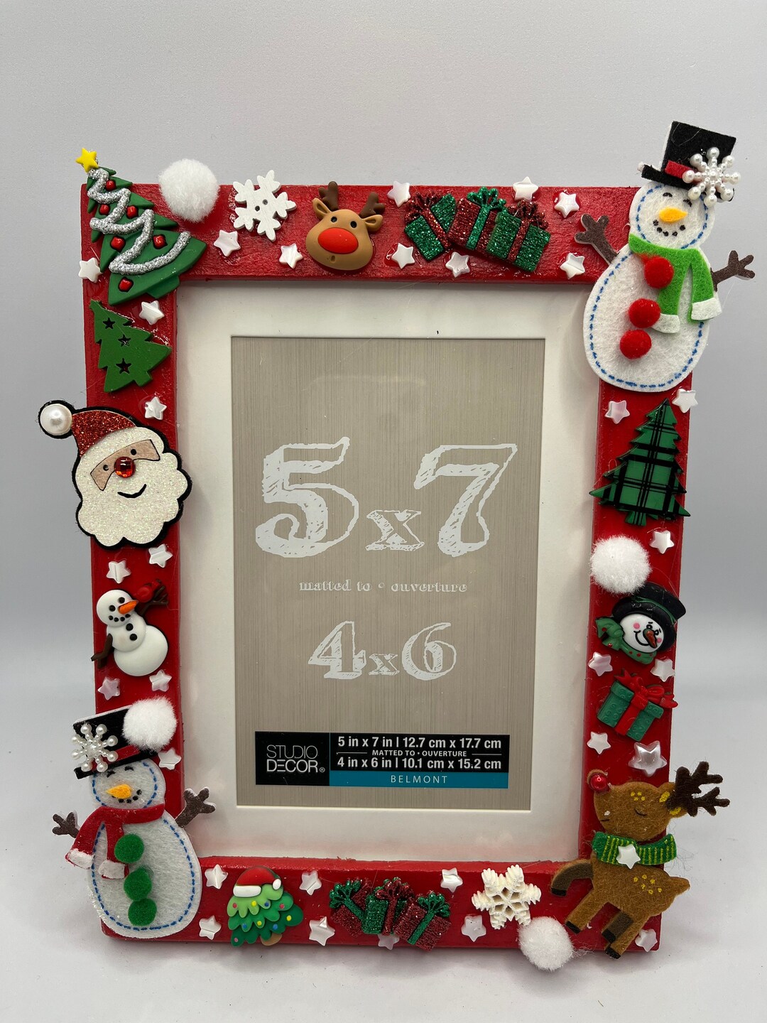 Christmas Frame, Red Christmas Frame, Santa Frame, Snowball Frame ...