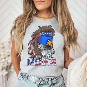 Eagle Merica Shirt, Merica Mullet Eagle Shirt, American Eagle, American ...