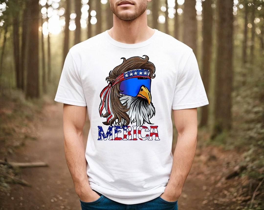 Eagle Merica Shirt, Merica Mullet Eagle Shirt, American Eagle, American ...