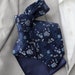 Clara Blue Floral Tie | Blue Necktie for Men | Men's Work Tie ...
