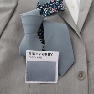 Finley Dusty Blue Men's Tie Dusty Blue Tie Blue Wedding Tie Boys Bow ...