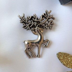 Metal Deer Men's Suit Lapel Pin | Boutonneire | Deer Pin | Mens ...