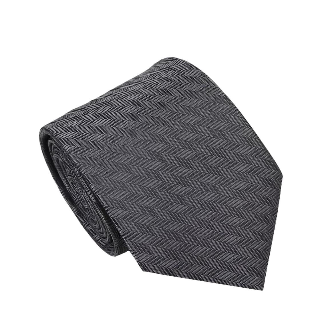 Reign Modern Gray Herringbone Men's Necktie | Gifts for Men | Gifts for ...
