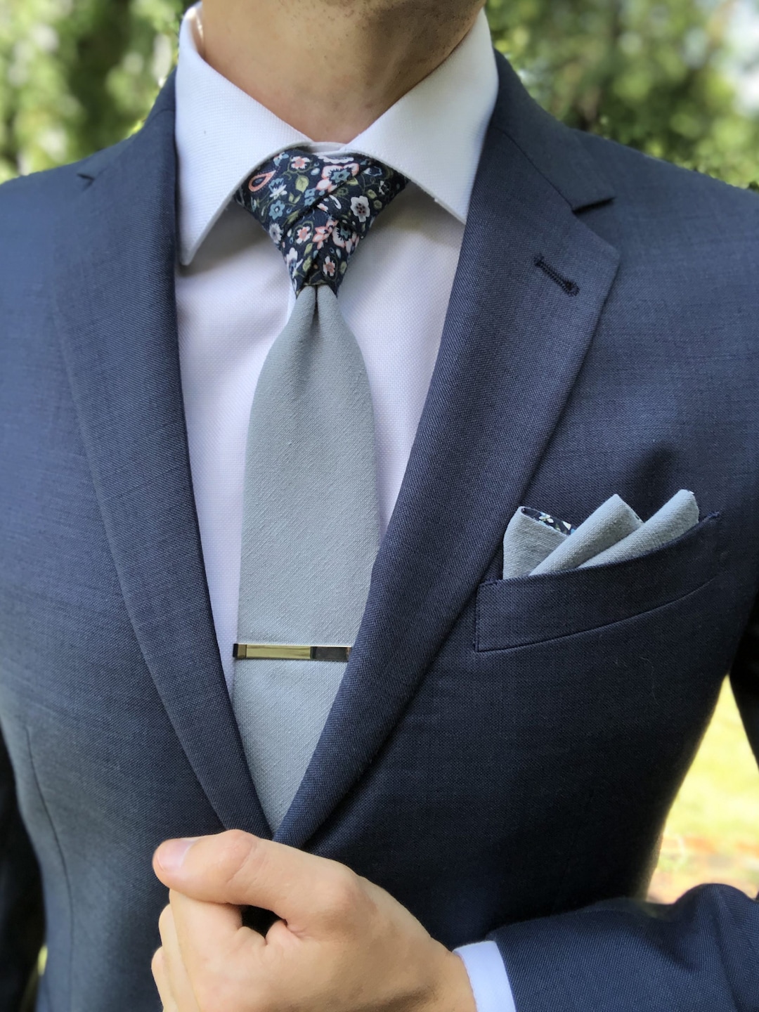 Dusty Blue Men's Skinny Tie Dusty Blue Wedding Tie Boys Bow Ties Groom ...