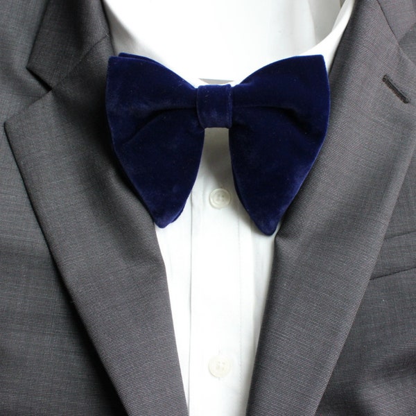 Navy Bow Tie - Etsy