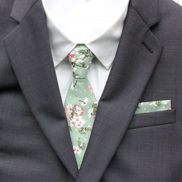 Sage Green Tie - Etsy