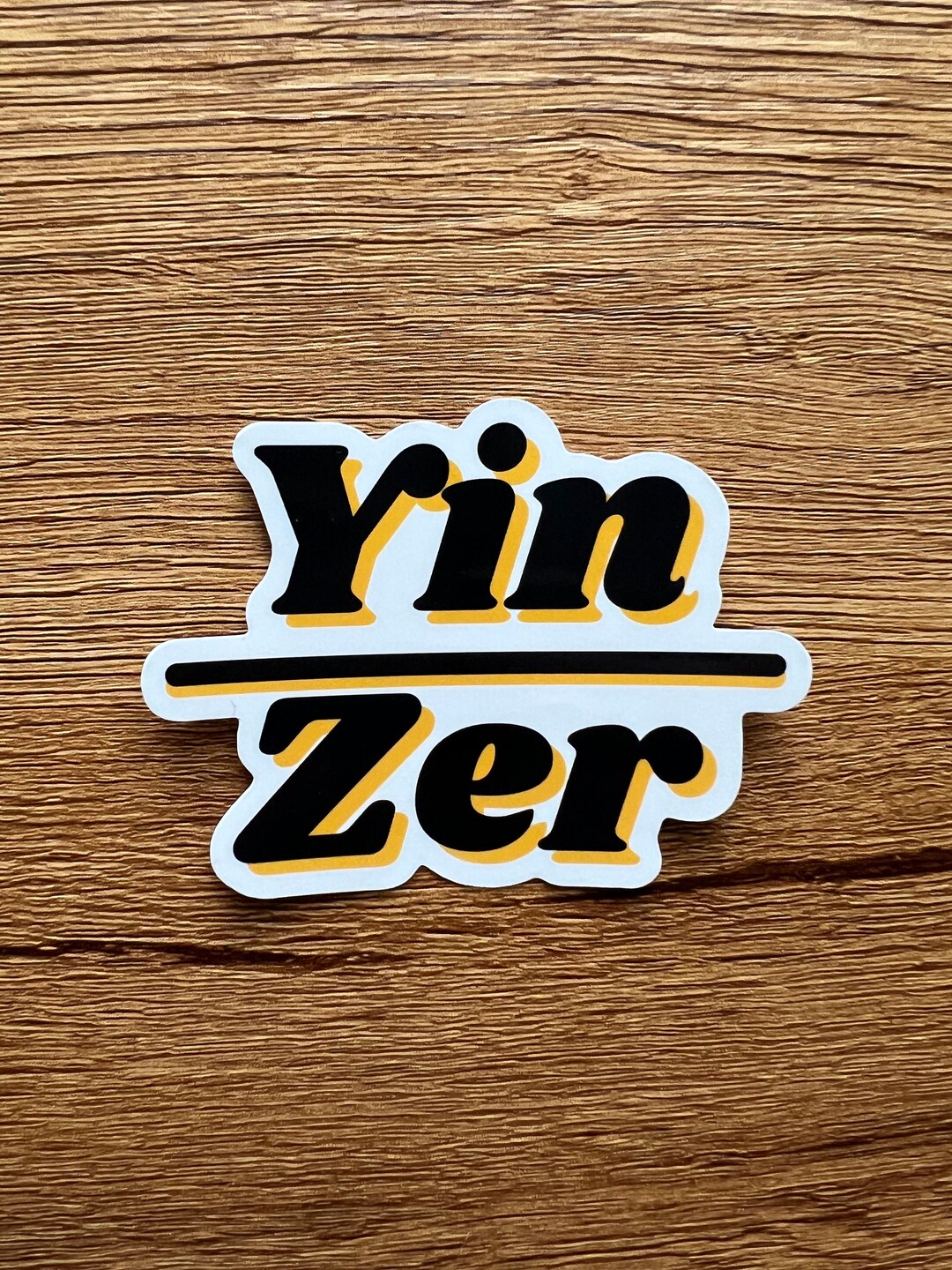 Yin/zer Yinzer Pittsburgh Vinyl Sticker - Etsy