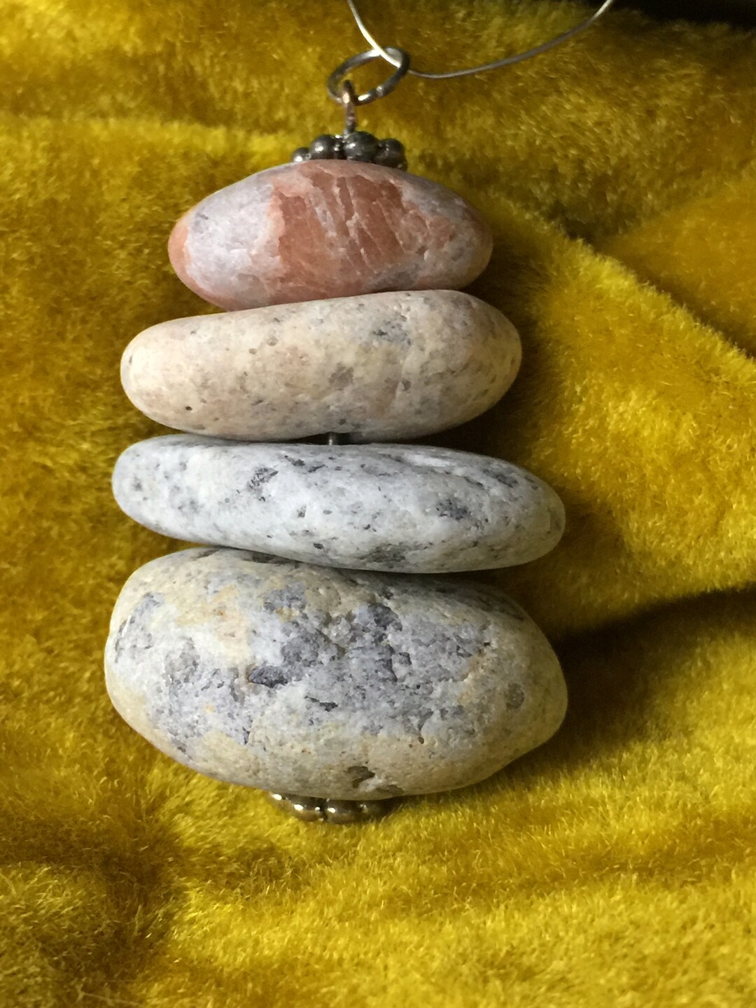 4 Stone Cain Pendant - Etsy