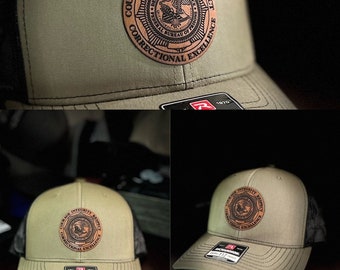 Federal Bureau of Prisons FBOP Badge Wallet With Imprint New Round ...