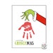 Grinchmas Handprint Art Template: Christmas Craft (digital Download) - Etsy