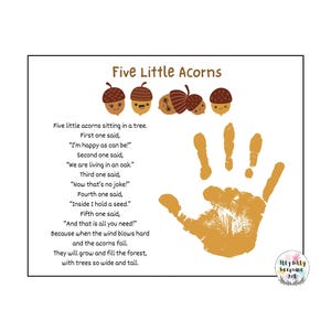 HUGE Fall Bundle Handprint Craft Art / Fall Handprint Craft / Autumn ...