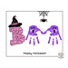 Halloween BOO Handprint Art Template: Ghost & Pumpkin (digital Download ...