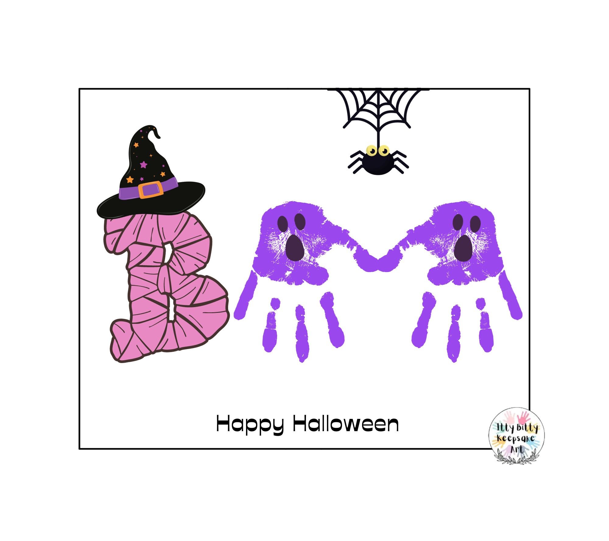 Halloween BOO Handprint Template / Fall / Autumn Crafts / Preschool ...