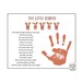 Reindeer Handprint Art Template: Christmas DIY Craft / 5 Little ...