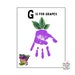 G is for Grapes Handprint Art: Letter G Craft (digital Download) - Etsy