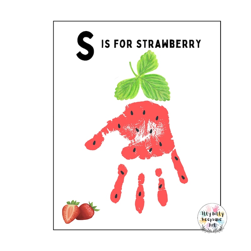 Handprint Alphabet - Etsy