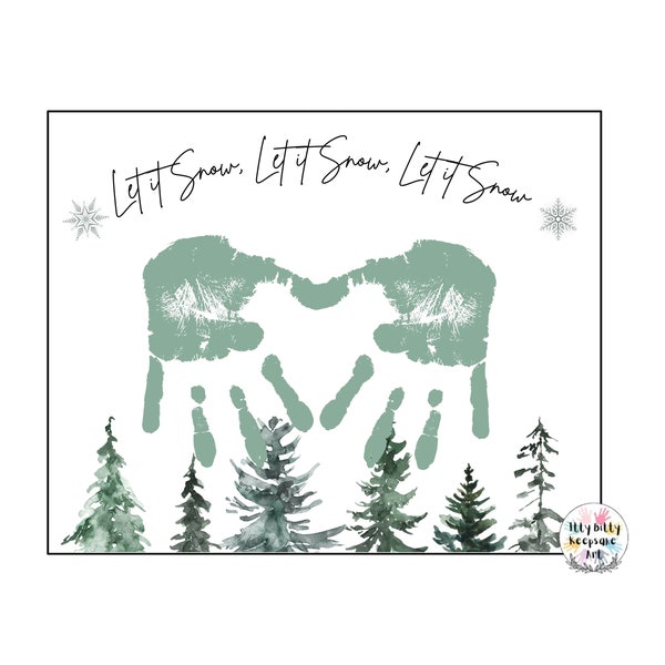 Christmas Handprint - Etsy