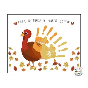 HUGE Fall Bundle Handprint Craft Art / Fall Handprint Craft / Autumn ...