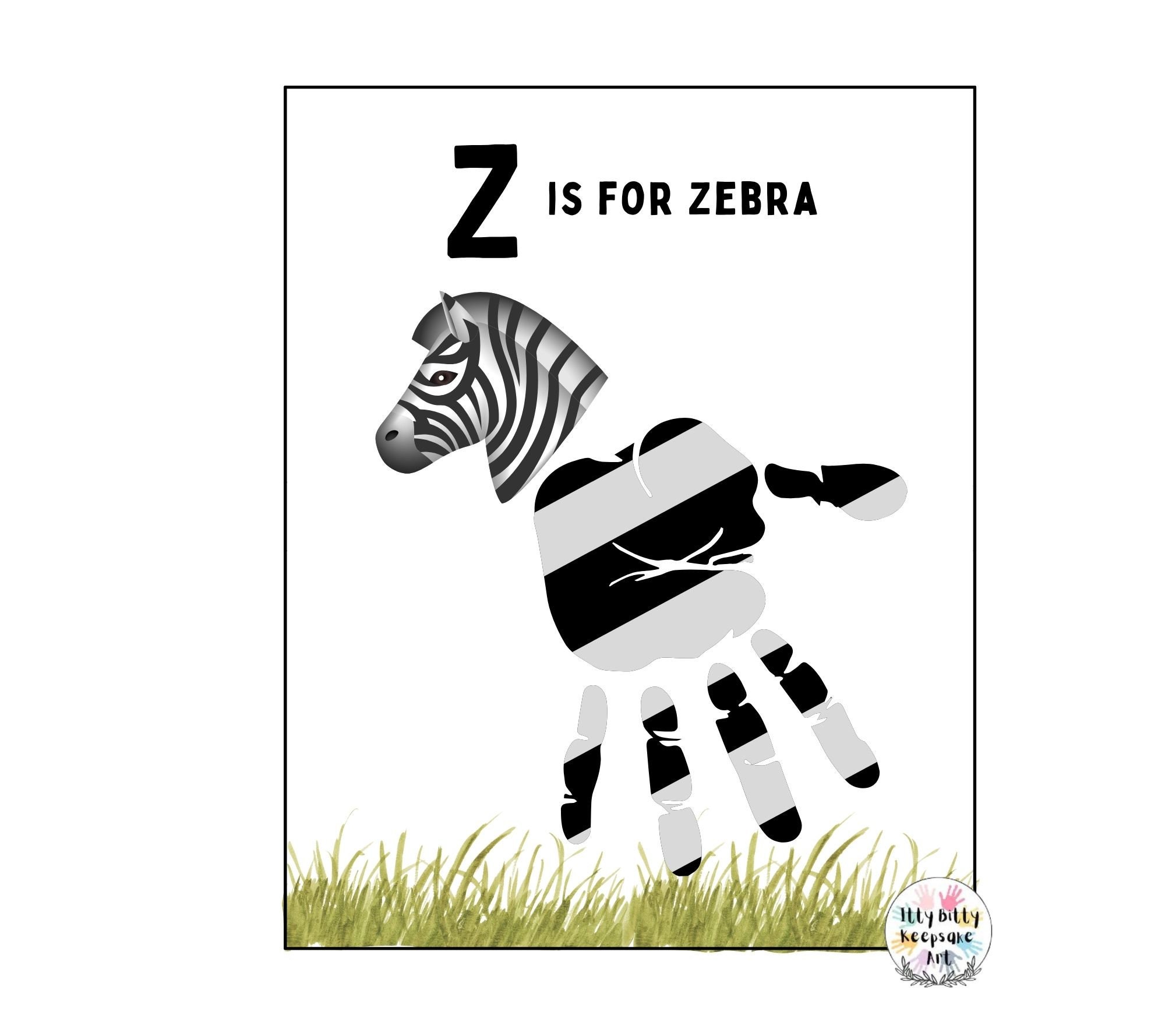 Z Is For Zebra Letter Of The Week Preschool Craft FREE Letter Z