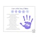 Five Little Snowflakes Handprint Template / DIY Winter Handprint Craft ...