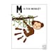 M is for Monkey Handprint Template / Letter M / DIY Alphabet Craft ...