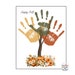 Fall Tree Pumpkin Handprint Template / Pumpkin / Autumn Fall Leaves ...