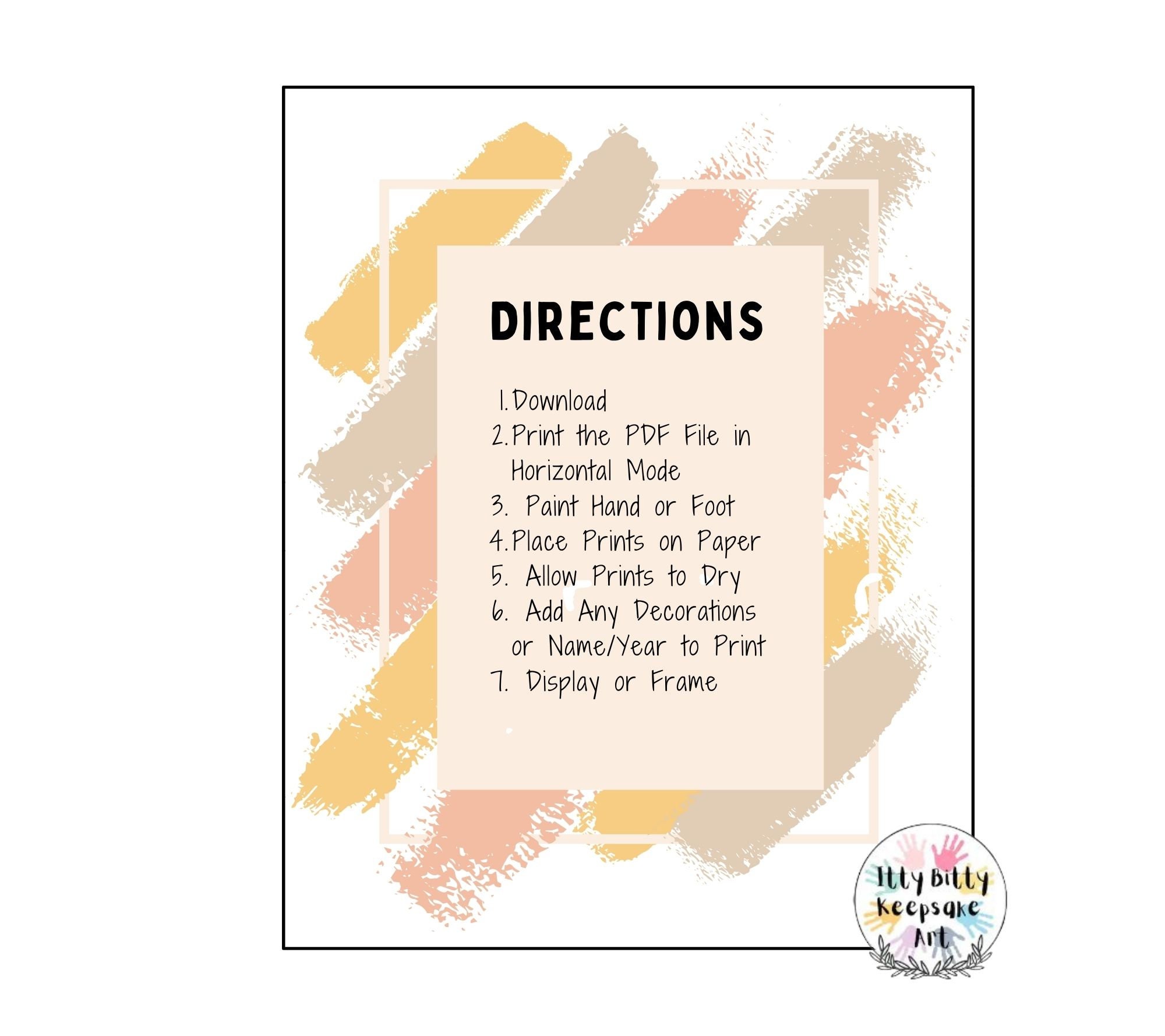 Five Little Flowers Handprint Template / DIY Printable Spring Craft ...