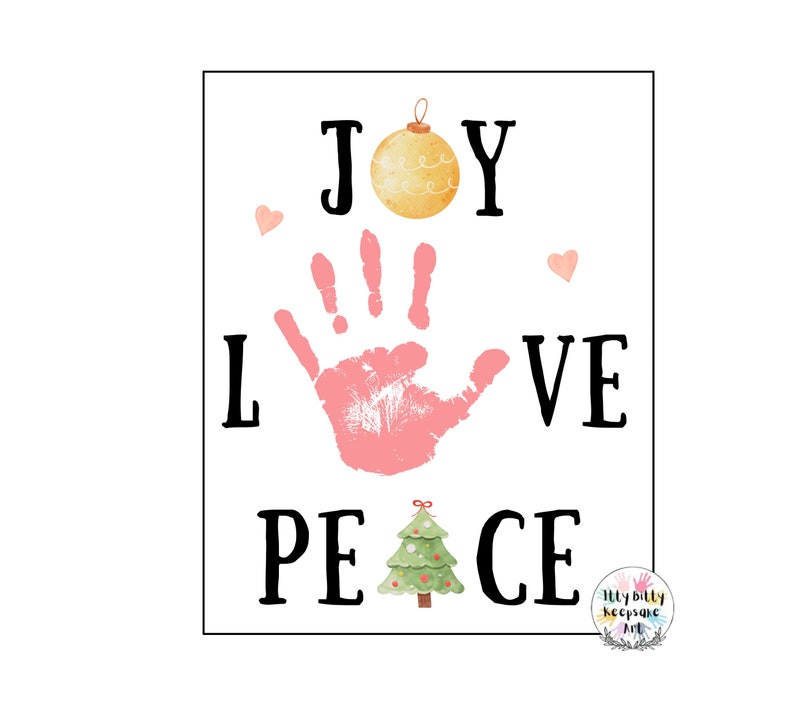 20 Winter and Christmas Handprint Footprint Craft Bundle / Printable ...