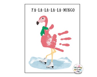 Christmas in July Handprint Craft Printable Template / Summer Crafts ...