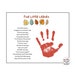 Fall Leaf Handprint Art: Preschool Keepsake Template / 5 Little Leaves ...