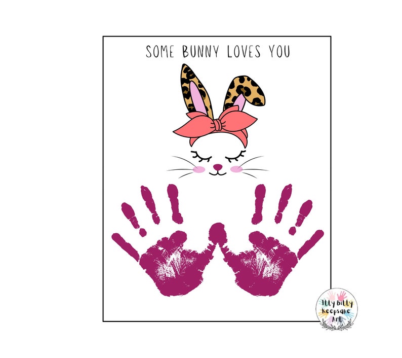 Easter Handprint Footprint Art Craft / Seasonal Preschool Crafts ...