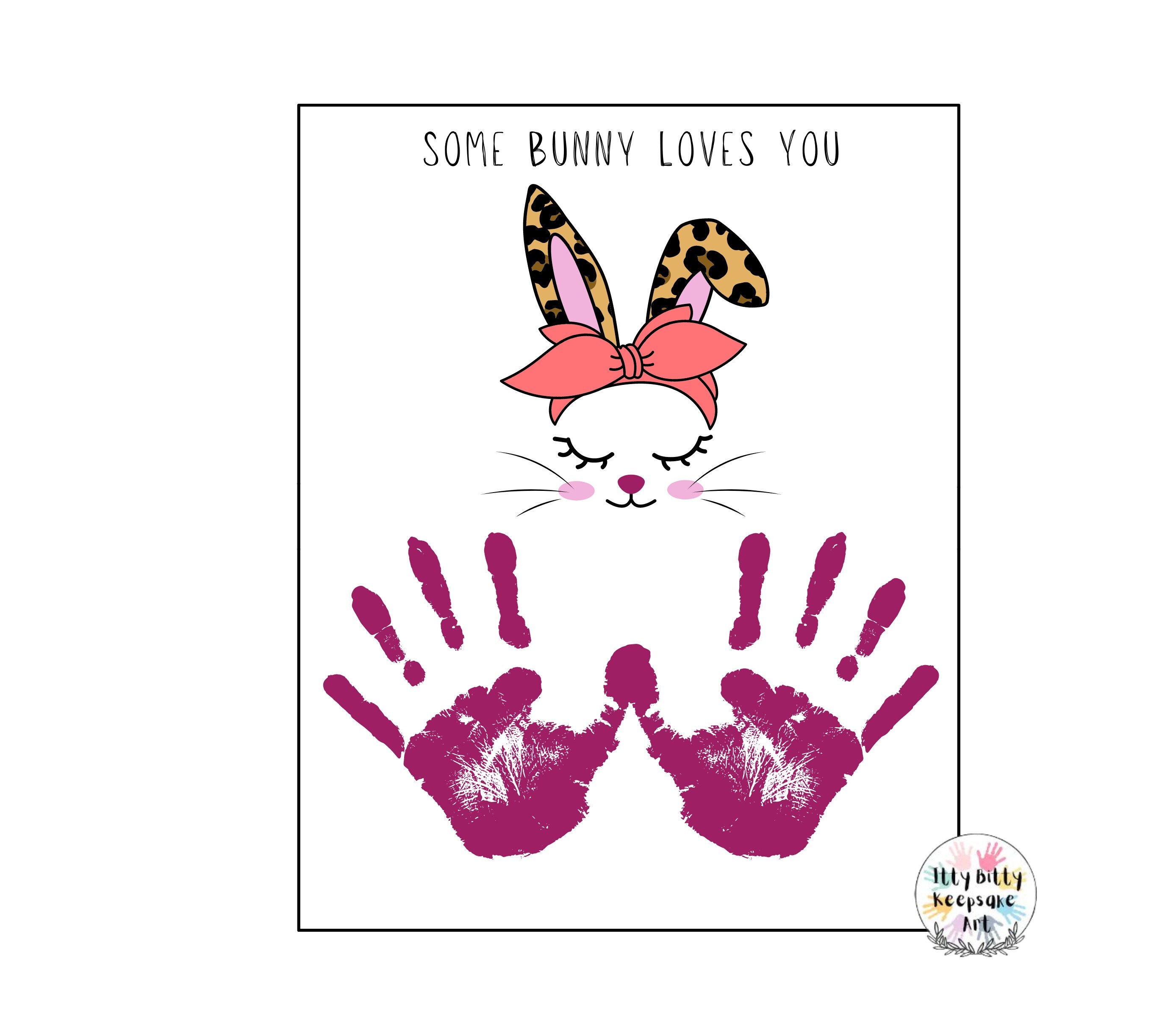 Easter Handprint Footprint Art Craft / Seasonal Preschool Crafts ...