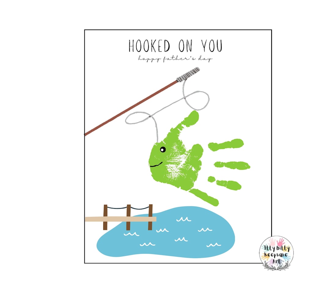 Fathers Day Handprint Craft Printable Template / Spring Crafts ...