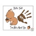 Squirrel Handprint Art: Fall Toddler Craft (digital Download) - Etsy