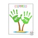 Summer Handprint Template / Summer Crafts / Preschool Activity ...