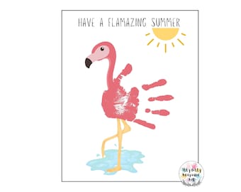 Summer Handprint Template / Summer Crafts / Preschool Activity ...