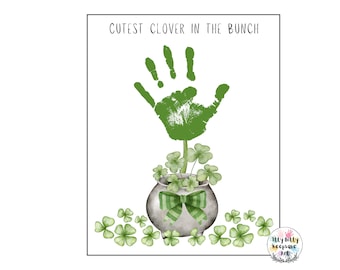 St. Patrick's Day Rainbow Handprint Craft / Rainbow Craft / Toddler Art ...