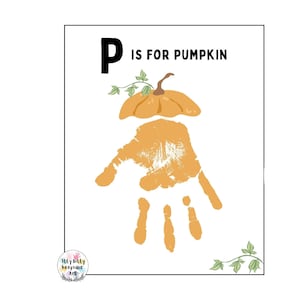 Monster Handprint Art Craft Printable Template / Fall / Autumn / DIY ...