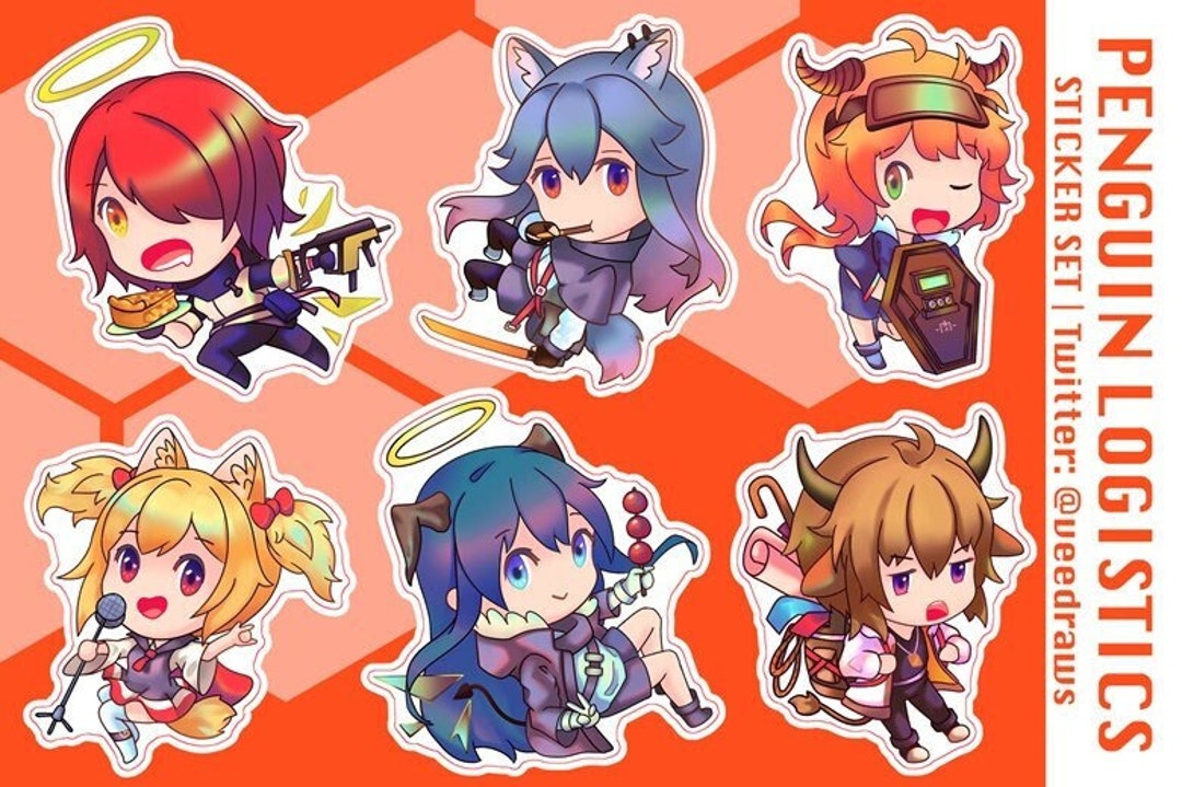 Hojas de calcomanías de Arknights Sui Siblings Karlan - Etsy México