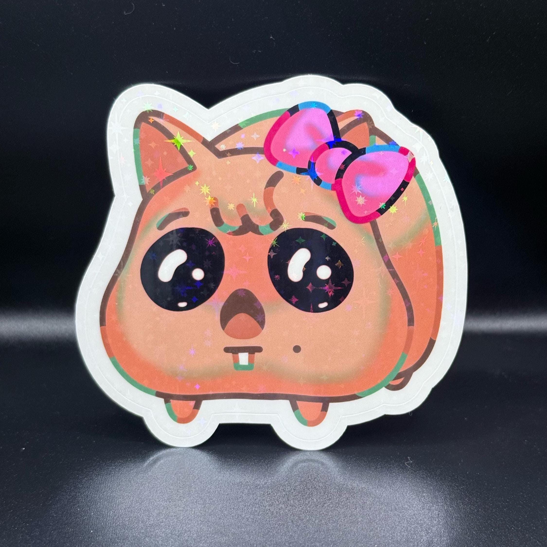 Han Sad Hamster Meme Stray Kids Skzoo 3" Holographic Vinyl Sticker ...