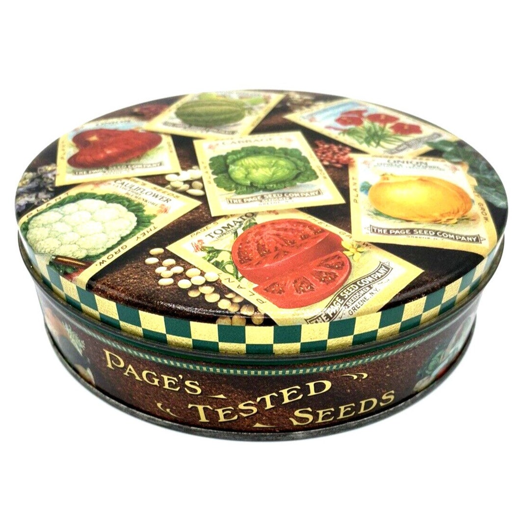 Vintage Vegetable Seeds Package pages Tested Seeds Tin - Etsy