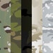 OCP 5 in 1 Full Set of Original Vector Camouflage Patterns. Printing ...