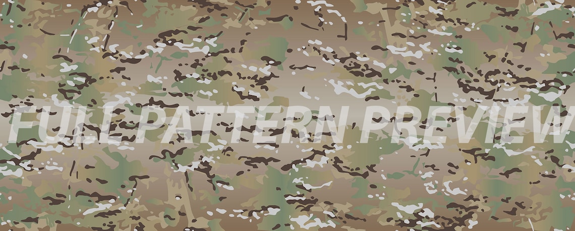 OCP 5 in 1 Full Set of Original Vector Camouflage Patterns. Printing ...