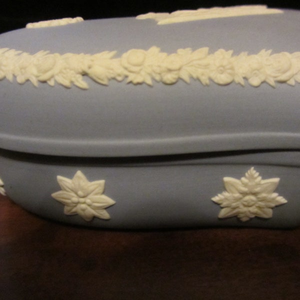 Blue Wedgewood Heart Box - Etsy