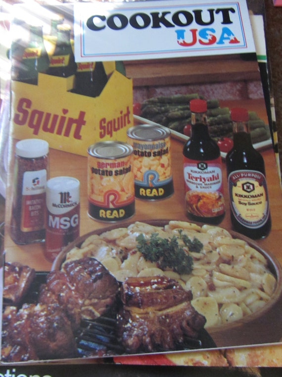 Cookbook Cookout USA Softbound 23 Page Booklet by Kikoman - Etsy