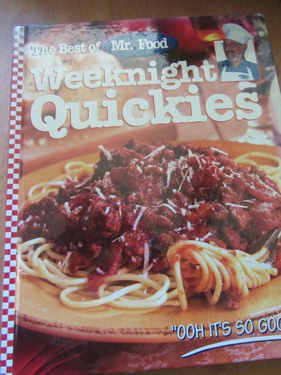 Cook Book the Best of Mr. Food weeknight Quickies - Etsy