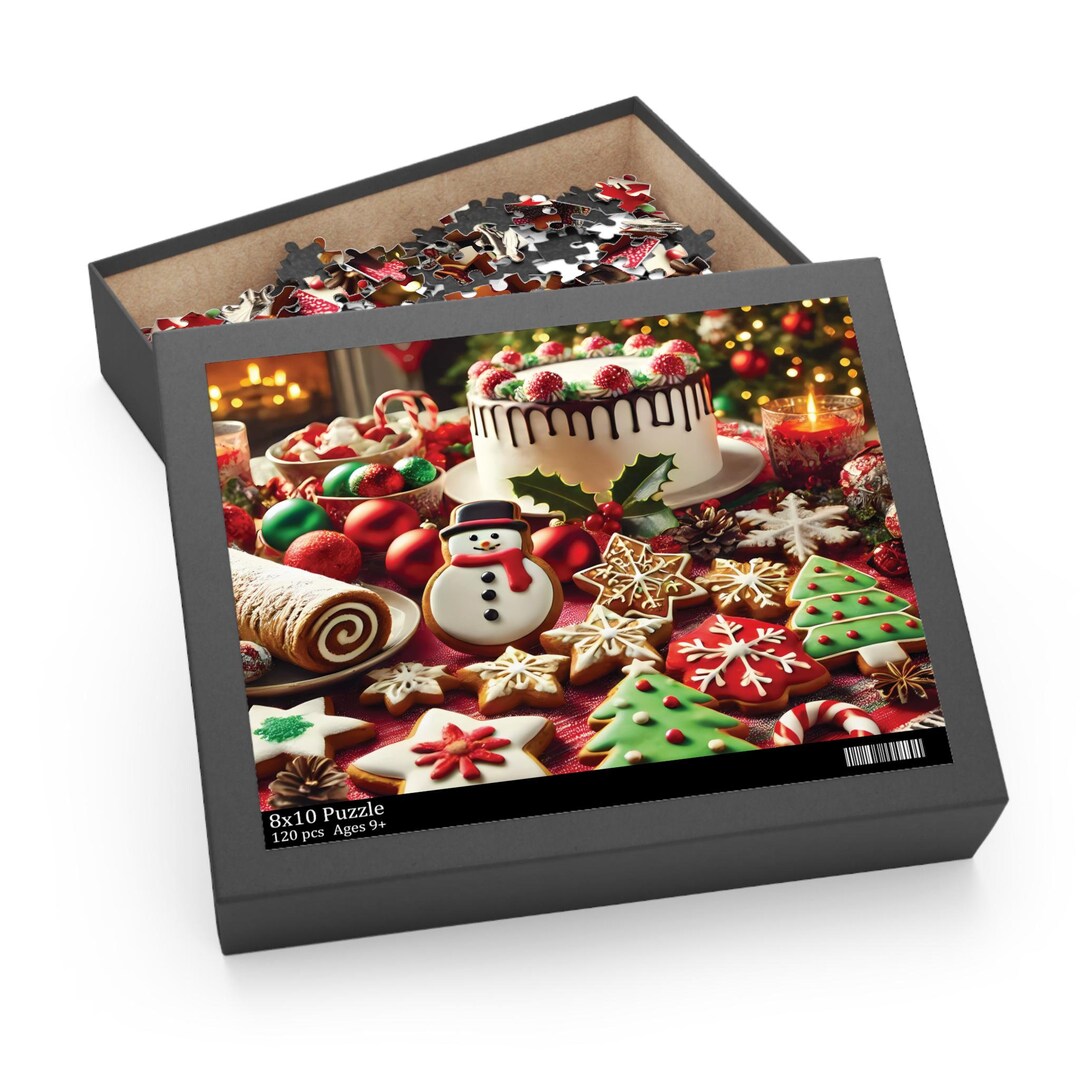 Christmas Treats Holiday Baking Puzzle, Delicious Baked Goods Family ...